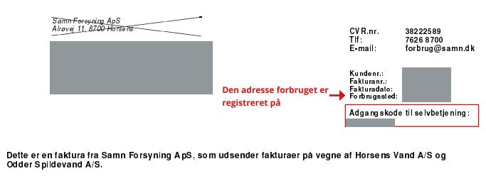 MinForsyning - kundeportal